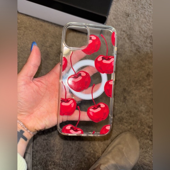 Cell Phones & Accessories | Cherry Pattern Clear Phone Case | Poshmark